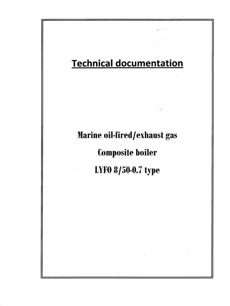 Instruction Manual Boiler LYF Series | PDF | Boiler | Valve
