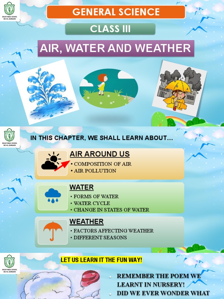 PPT 12 Air, Water, Weather (15.6.20) | PDF | Atmosphere Of Earth ...