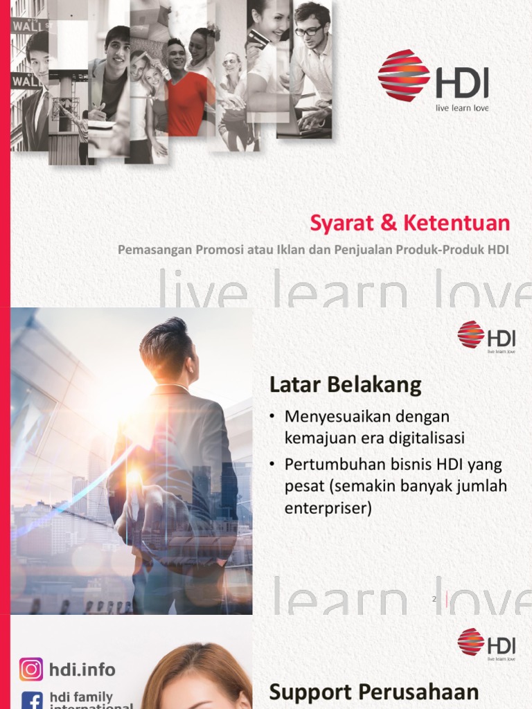 Syarat Dan Ketentuan Pemasangan Promosi Iklan Dan Penjualan Produk-Produk HDI Update Juli 2020 ...