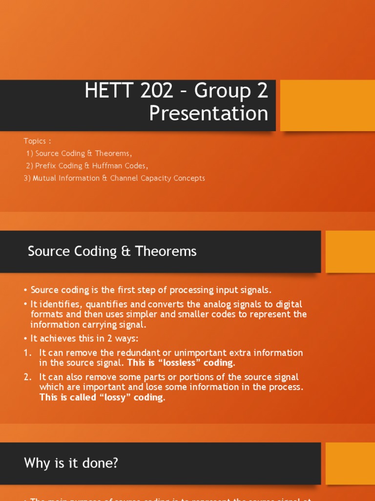 Source Coding & Theorems Guide | PDF | Data Compression | Code