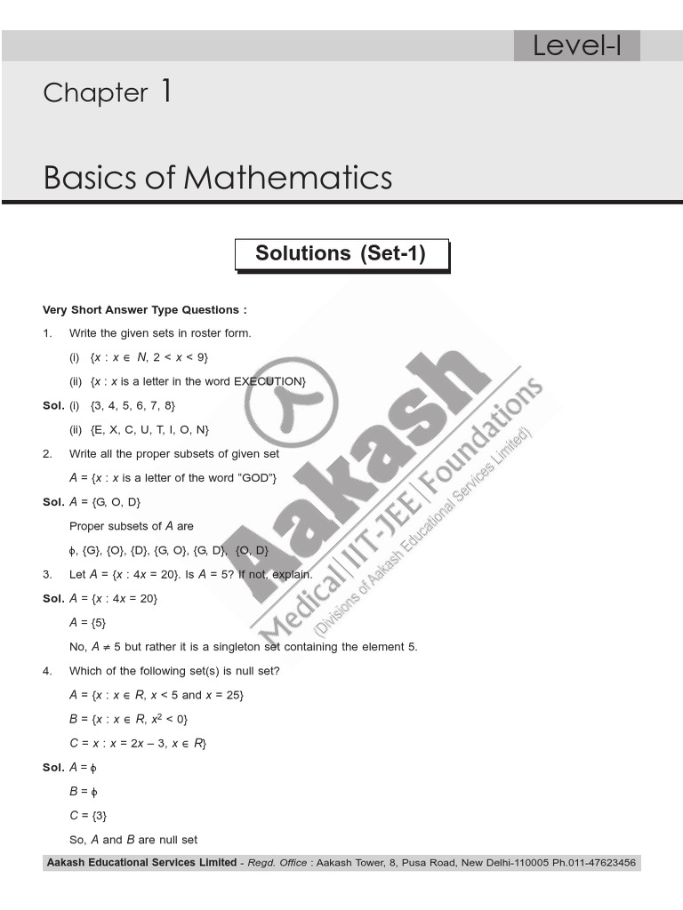 1 Basic Mathematics L01 PDF | PDF | Numbers | Drink