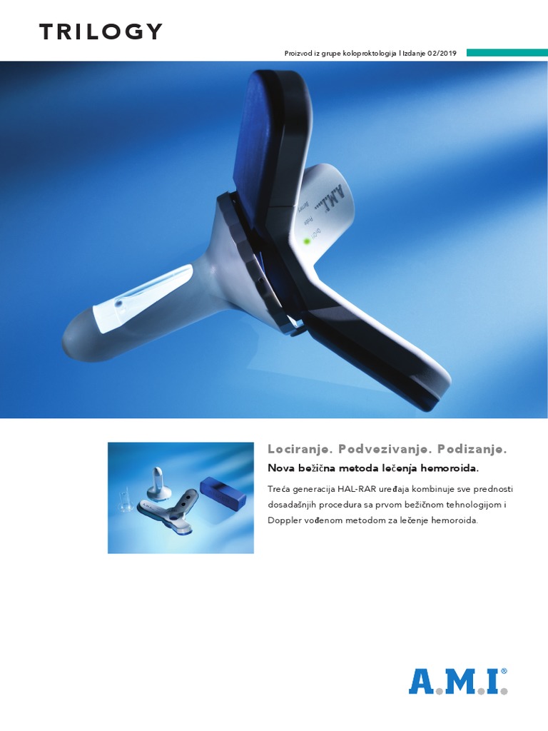 TRILOGY Product Brochure | PDF | Hemorrhoid | Rectum