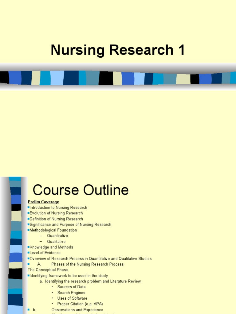 Nursing Research 1 Overview | PDF | Hypothesis | Statistics