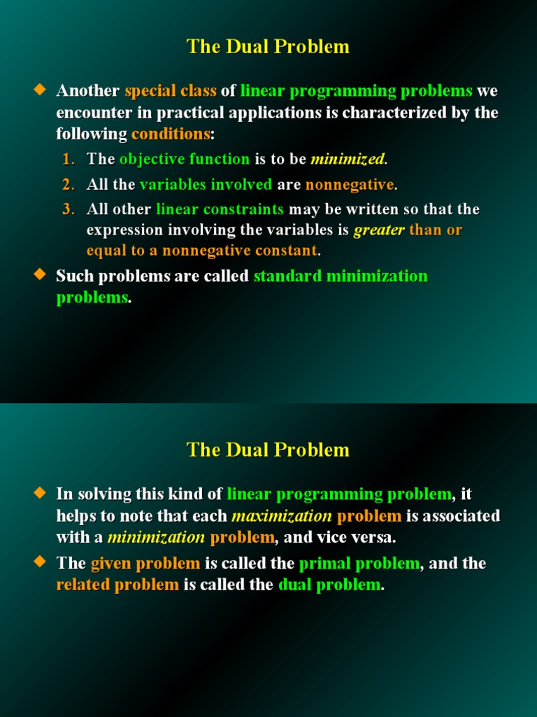 10 Dual Simplex Method | PDF | Linear Programming | Systems Analysis