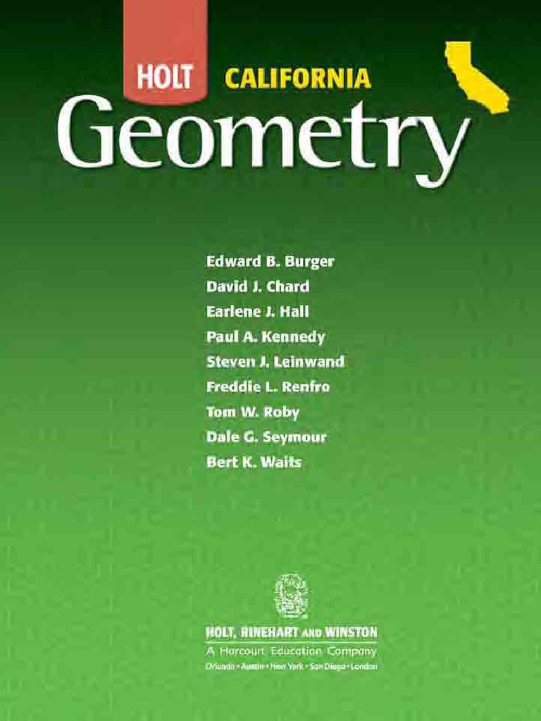 ENS - California Teachers - Geometry PDF | PDF | Line (Geometry ...