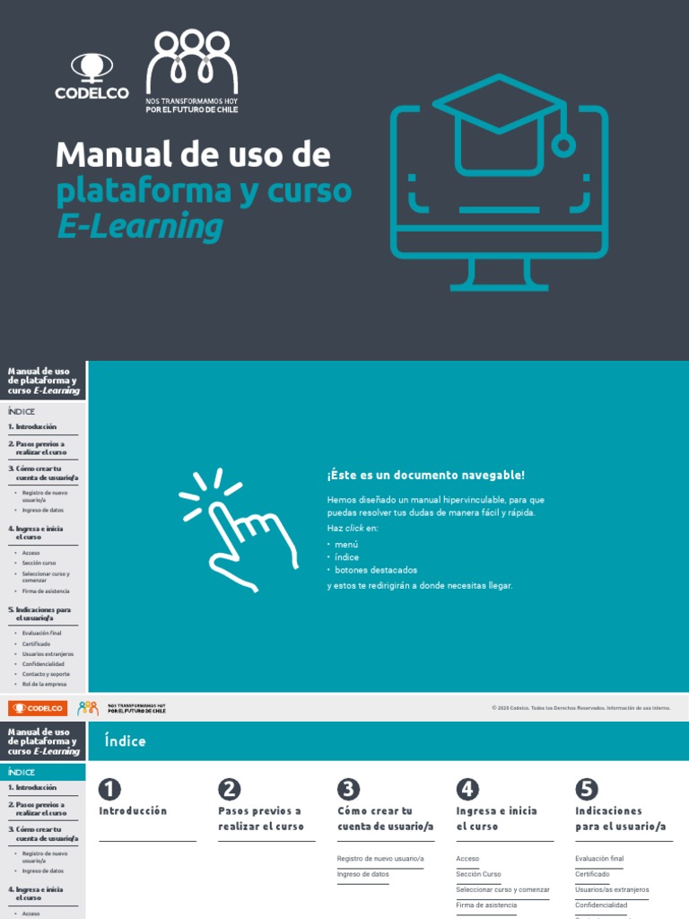 2020 06 05 Manual E-Learning PDF | PDF | Chat en linea | Contraseña
