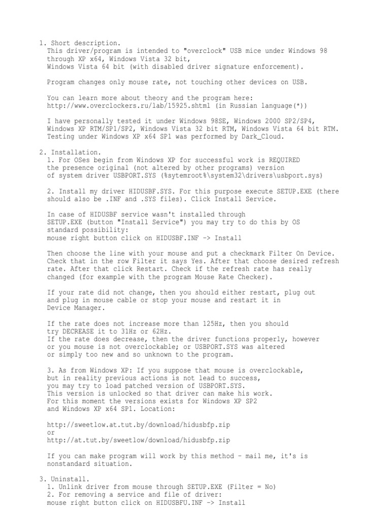 Readme Eng | PDF | Computers