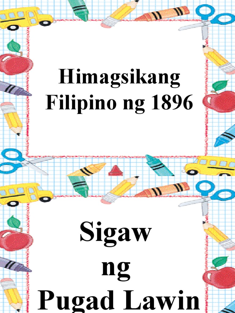 Himagsikang Filipino NG 1896 | PDF