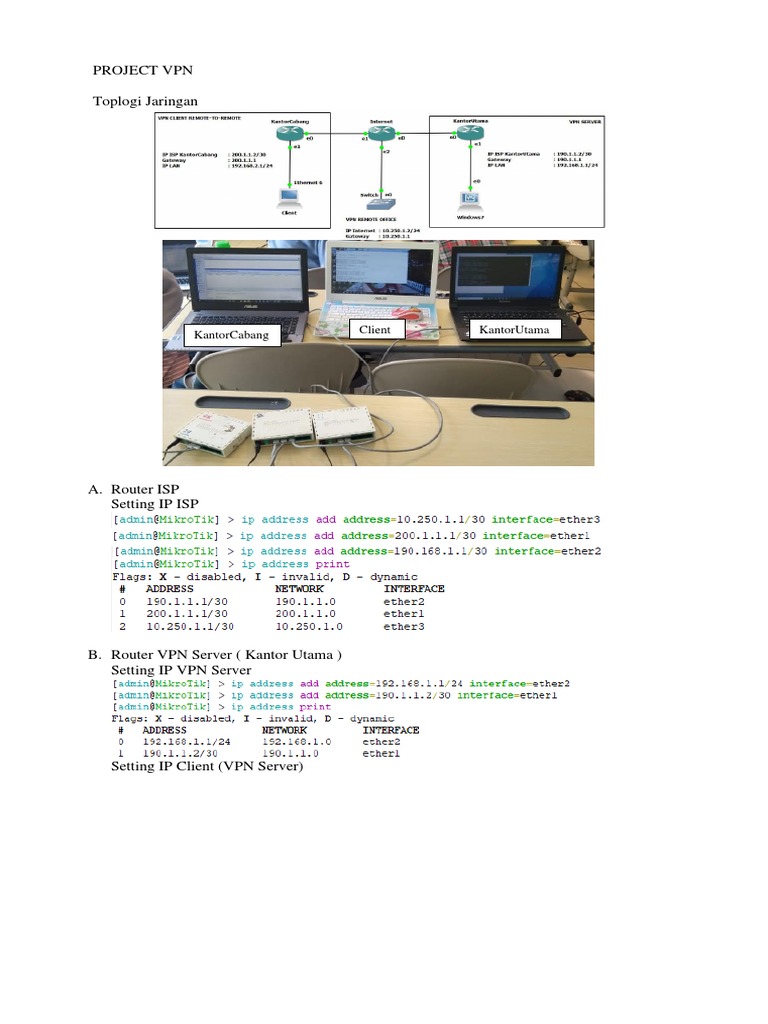Setting IP VPN Server | PDF