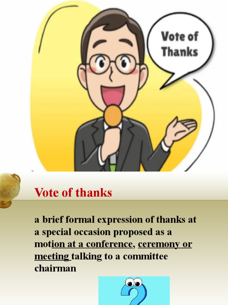 Crafting an Effective Vote of Thanks | PDF | Gratitude