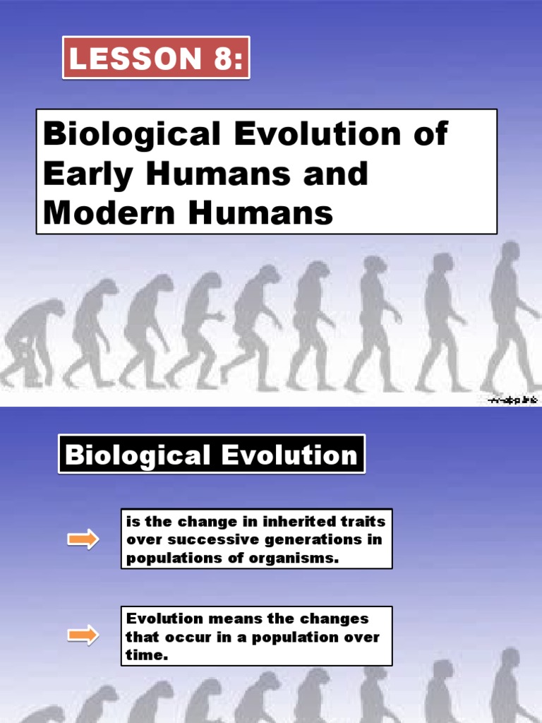 Topic 8 Evolution | PDF | Homo | Human