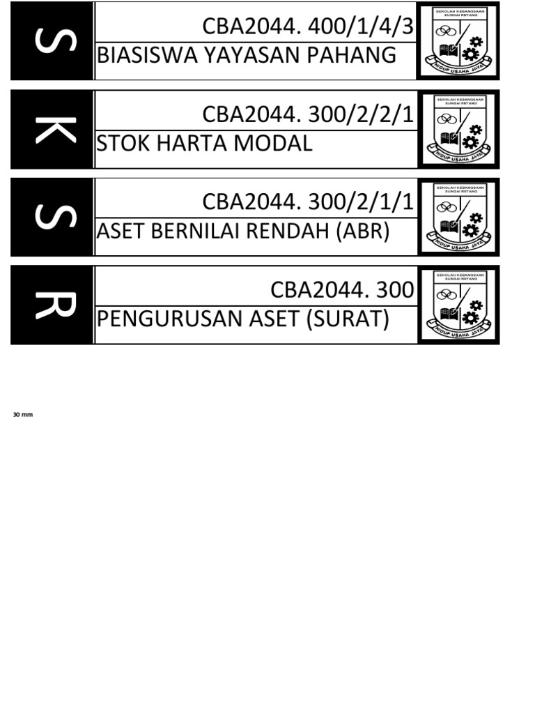 Susunan Fail Putih | PDF