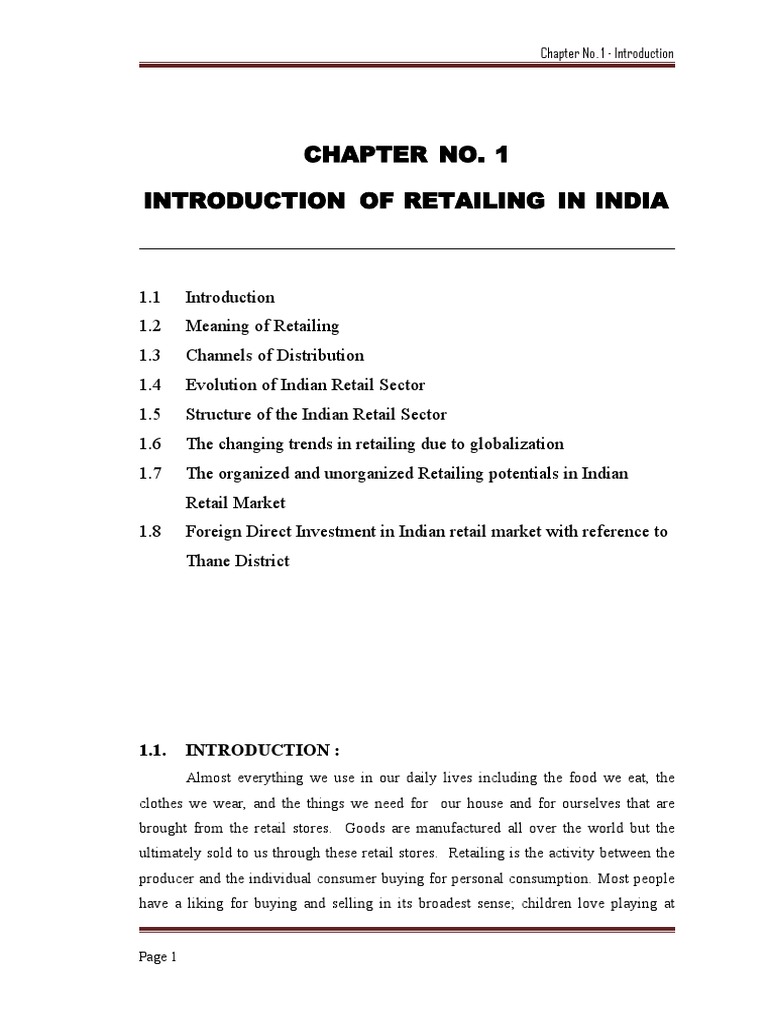Retial in India PDF | PDF | Retail | Supermarket