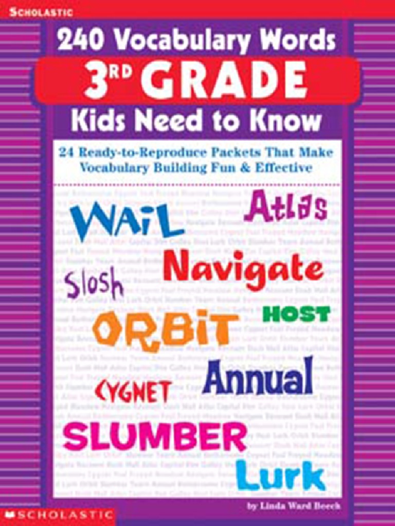 240 Vocabulary Words Grade 3 Scholastic | PDF | Vocabulary | Word