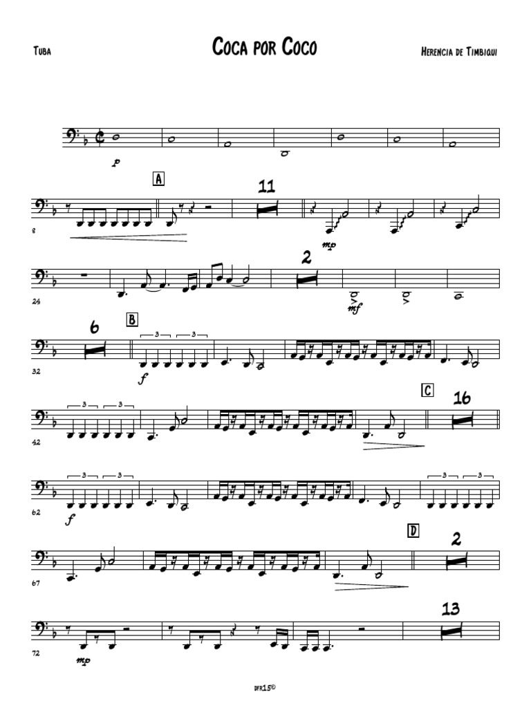 Coca Por Coco - Tuba | PDF