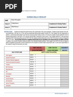 General Medical Ward Orientation Checklist | PDF | Finance & Money ...