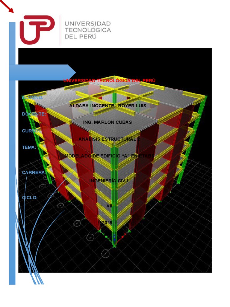 Modelado de Edificio en ETABS | PDF | Hormigón | Ingeniería de Edificación