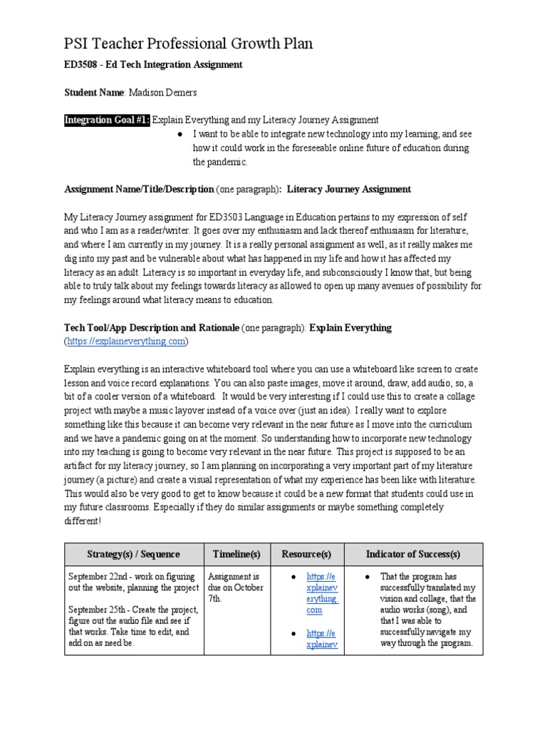 TPGP Madison Demers 2nd Draft | PDF