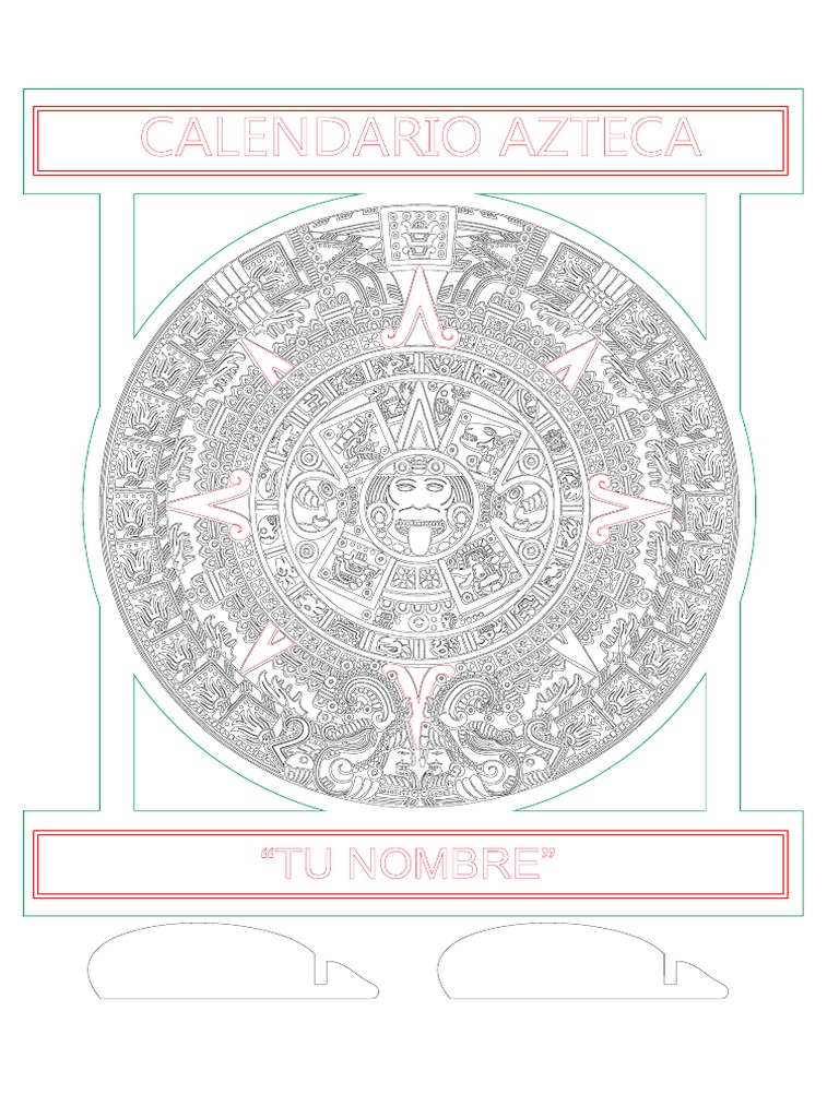 Calendario-Azteca Editable PDF | PDF
