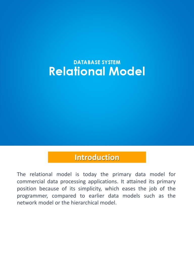 Understanding Relational Database Models | PDF | Relational Model | Relational Database