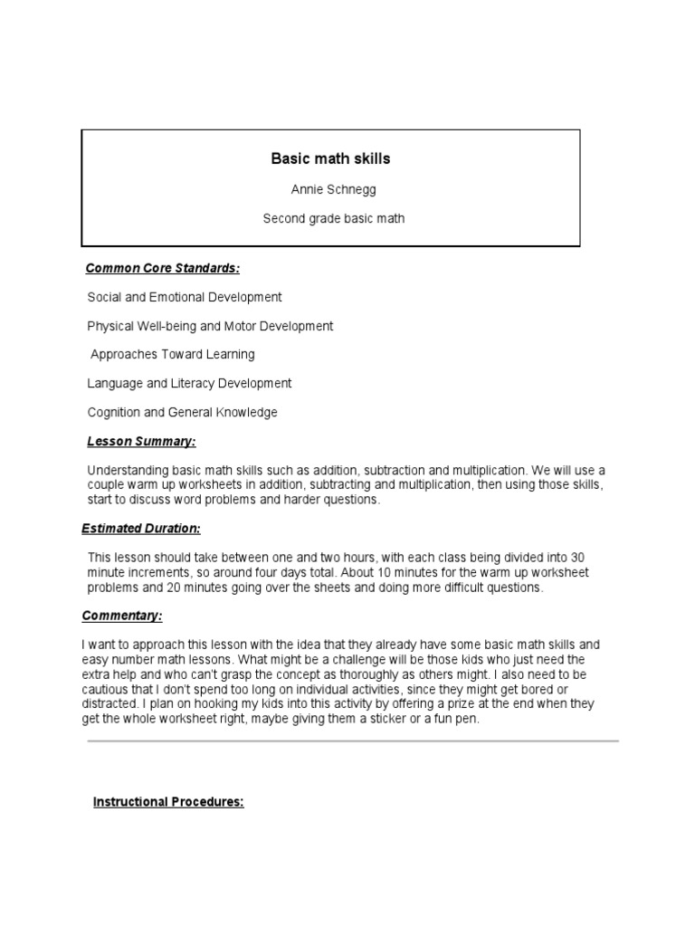 Assignment 8 Lesson Plan | PDF | Worksheet | Homework