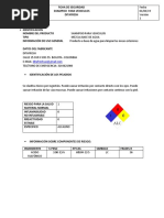 Ficha Tecnica Evap Clean. | PDF | Agua | Quemar