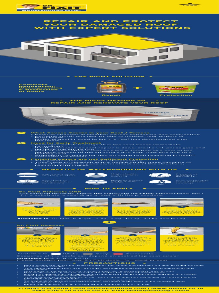 Roof Repair & Waterproofing Guide | PDF | Roof | Building Technology
