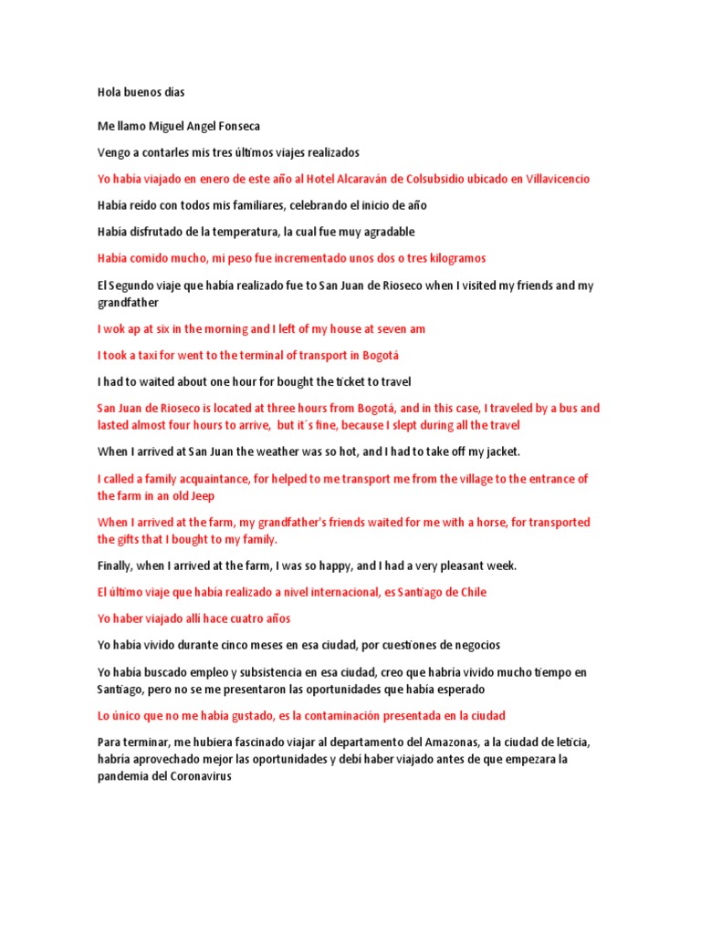 Communicative Task 1 | PDF