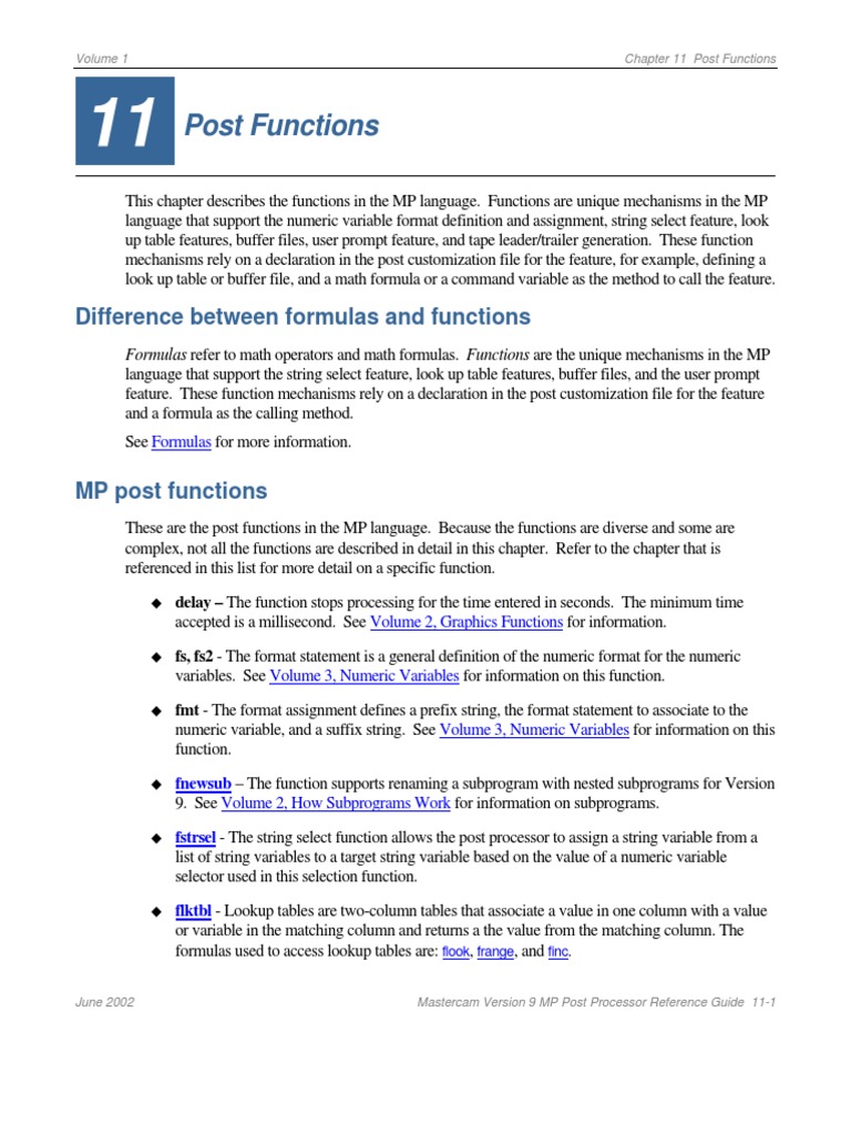 Post Functions: Difference Between Formulas and Functions | Download Free PDF | Subroutine ...