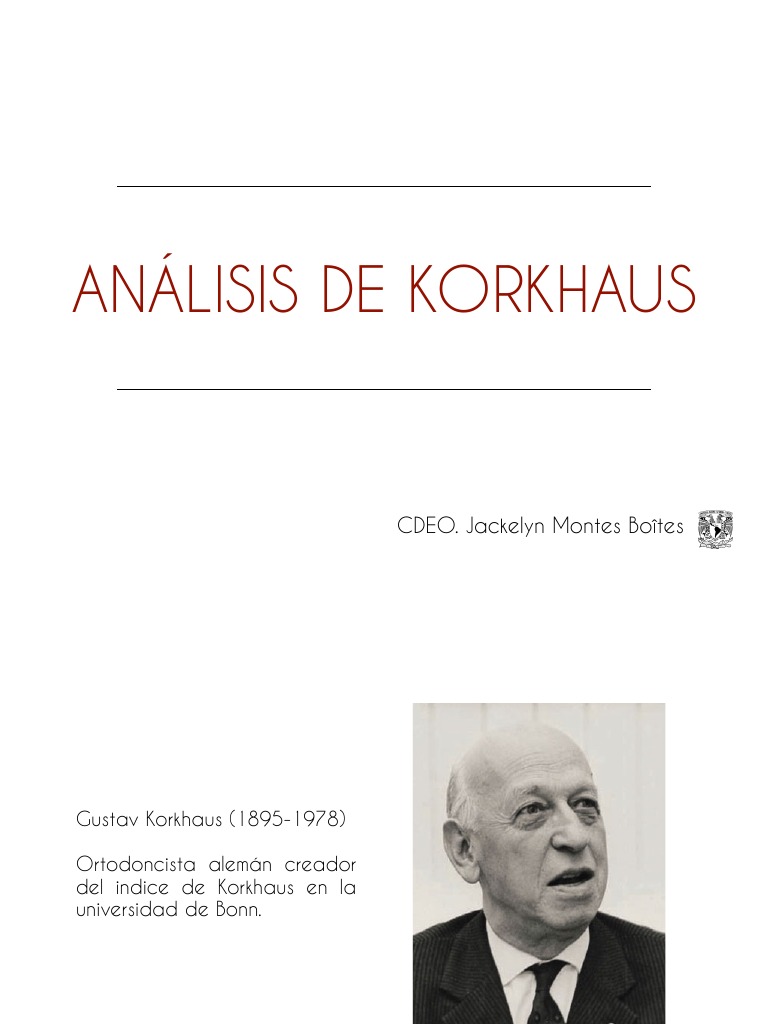 Análisis de Korkhaus en Ortodoncia | PDF | Diente | Cara