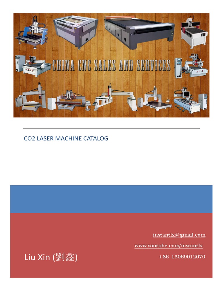 Laser Machine Catalog | PDF | Personal Computers | Equipment