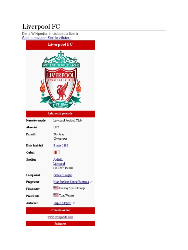 Liverpool FC | PDF