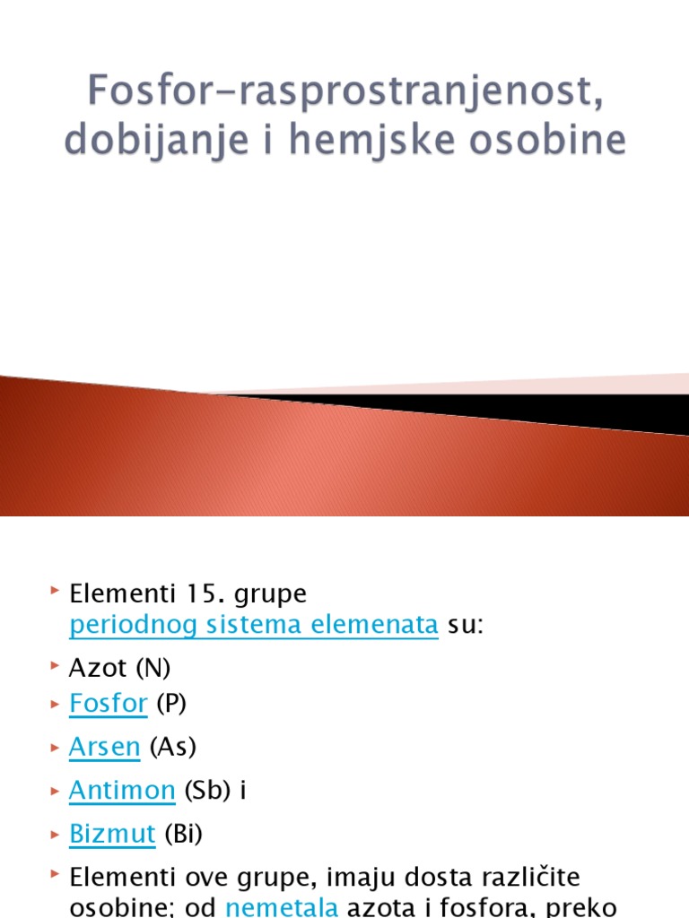 Fosfor ppt1 | PDF