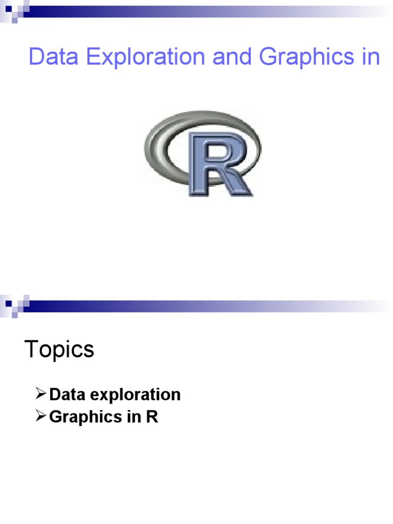 R For Data Exploration | PDF | Quartile | Standard Deviation