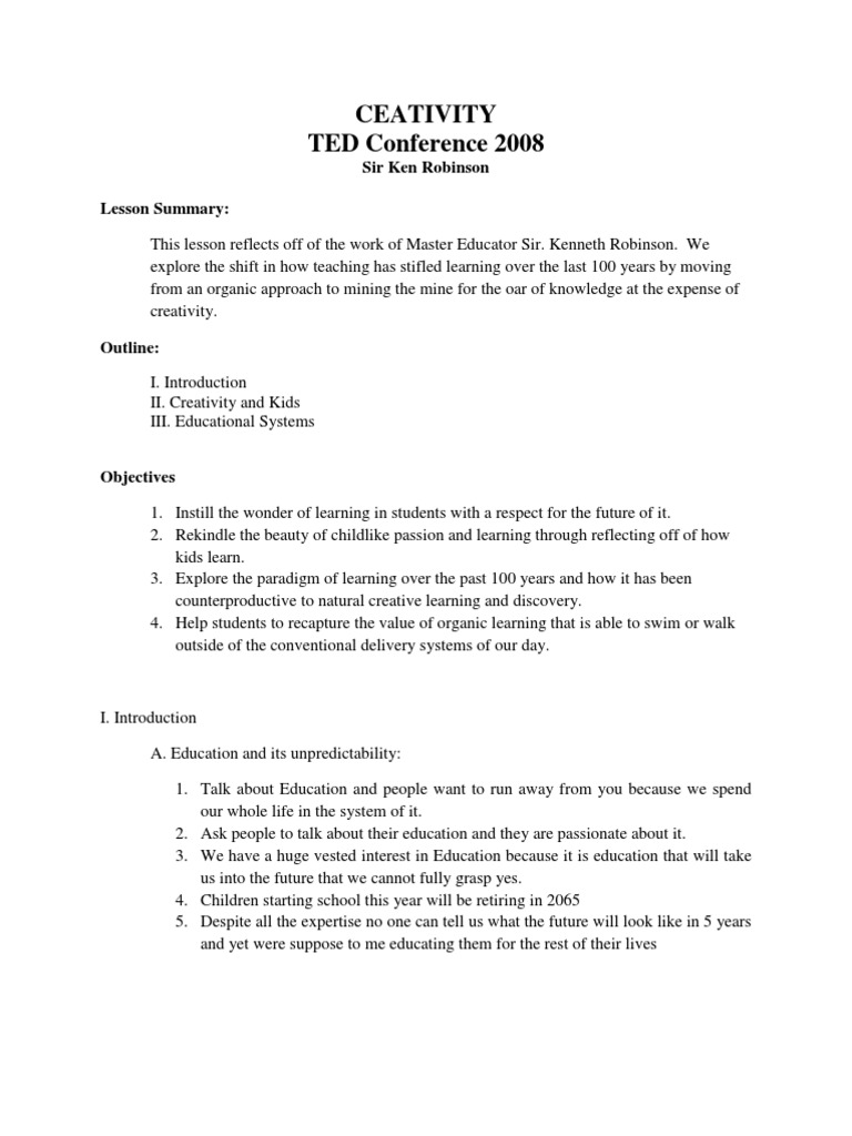 Reviving Creativity in Education | PDF | Creativity | Learning