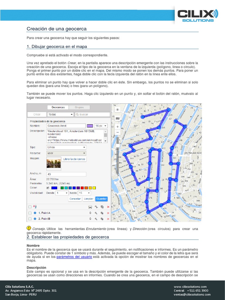 Guía Geocercas | PDF | Color | Haga doble clic