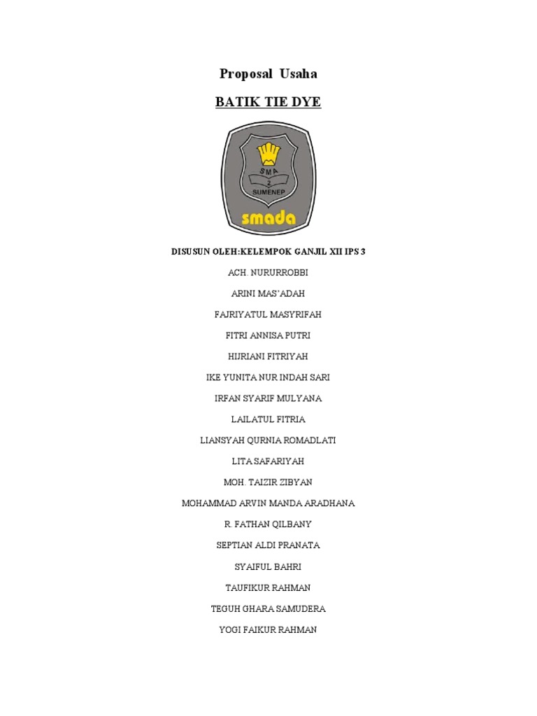 Proposal Kelas XII IPS 3 Ganjil | PDF | Ilmu Sosial