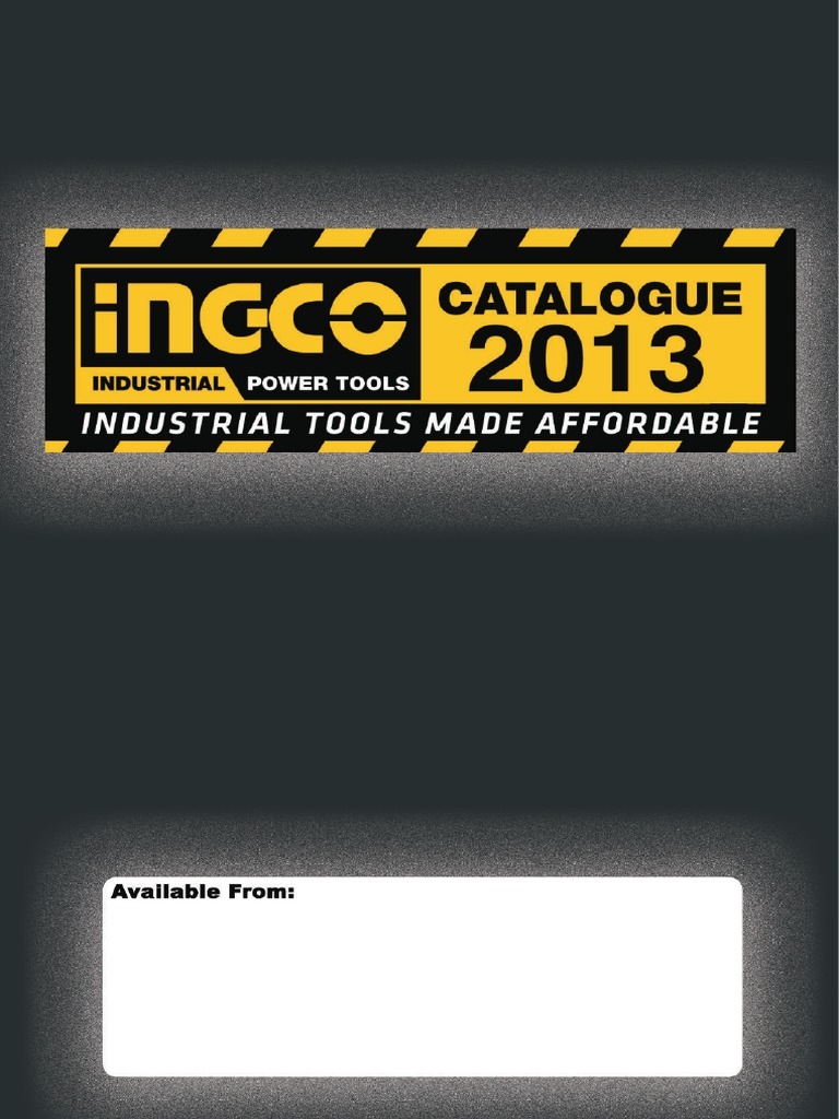 INGCO CATALOGUE - Compressed PDF | Download Free PDF | Grinding ...