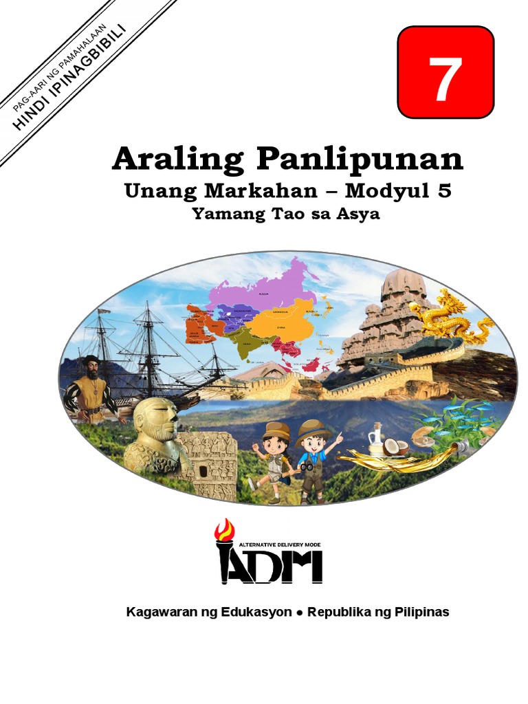 AralPan7 - Q1 - M5 - Yamang Tao Sa Asya - Version3 | PDF