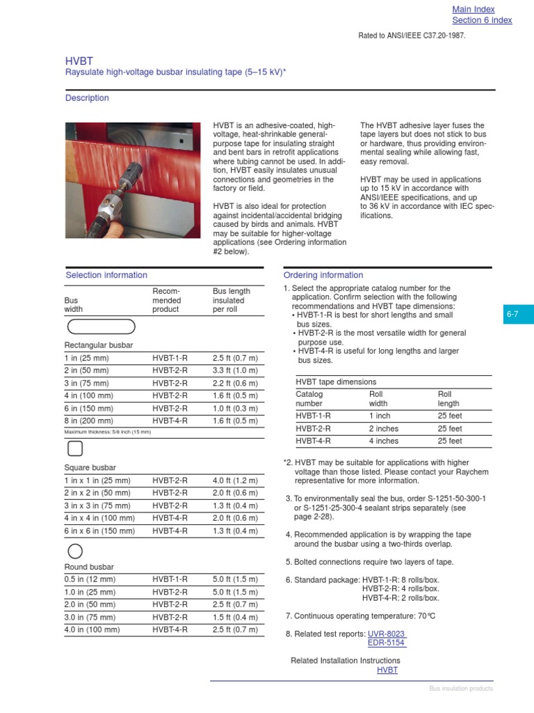 HVBT Cinta Termocontraible Hasta 36kV | PDF | Equipment | Electrical ...