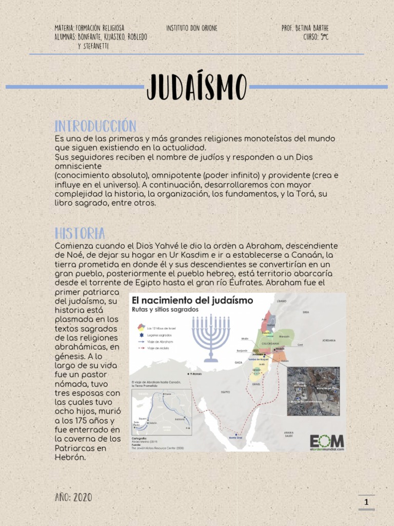 Judaísmo | PDF | Tora | Judios