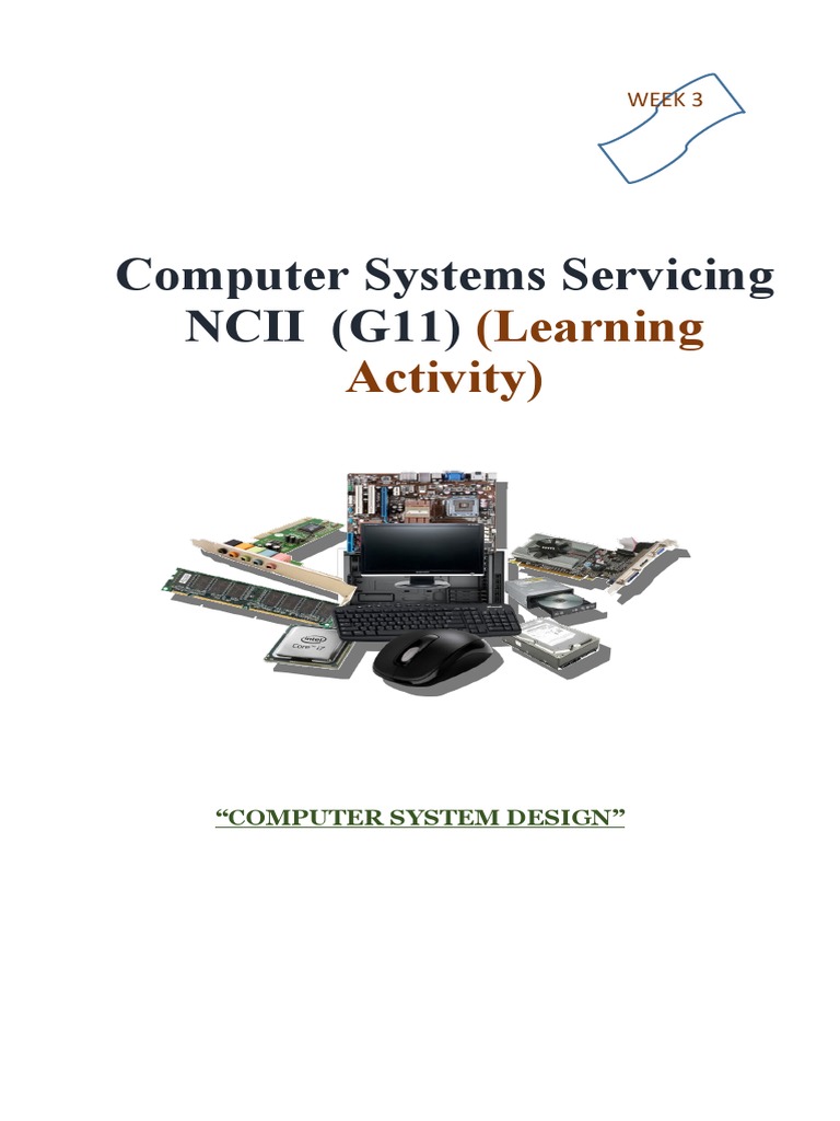 Computer Systems Servicing NCII (G11) : (Learning Activity) | PDF ...