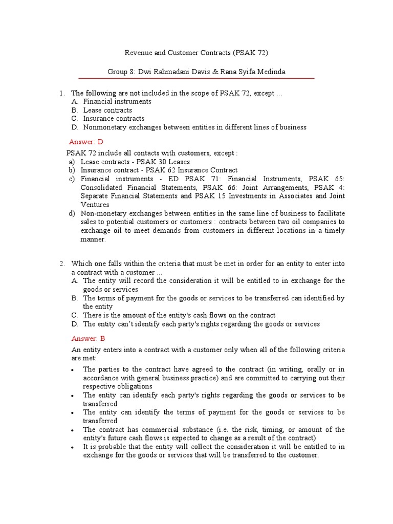 SAK - Group 08 - Question and Answer - Topic 06-1 | PDF | Fair Value ...