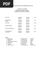 MMU Academic Calendar 2024-2026 | PDF