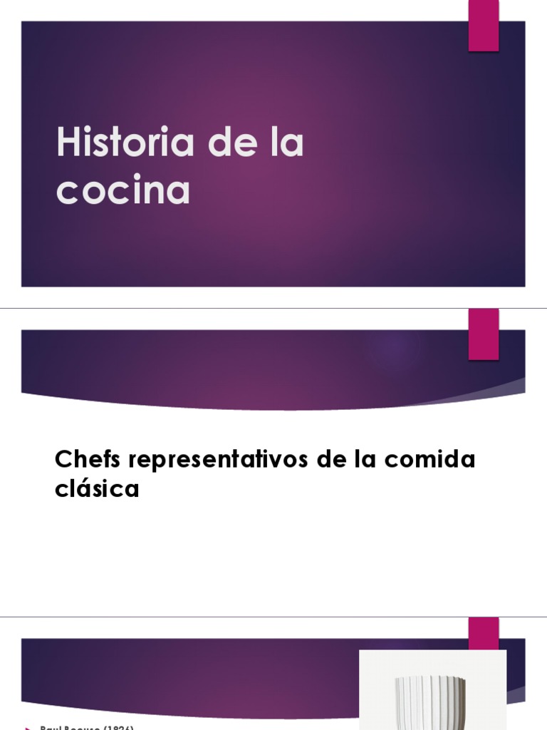 Historia De La Cocina Pdf Pdf Preparación De Comida Y Bebida