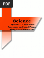 Science 10 Q1 Module 6 | PDF | Plate Tectonics | Earth Sciences