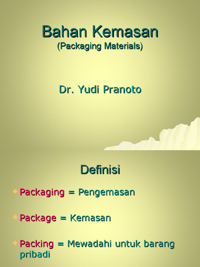 Packaging Materials | PDF