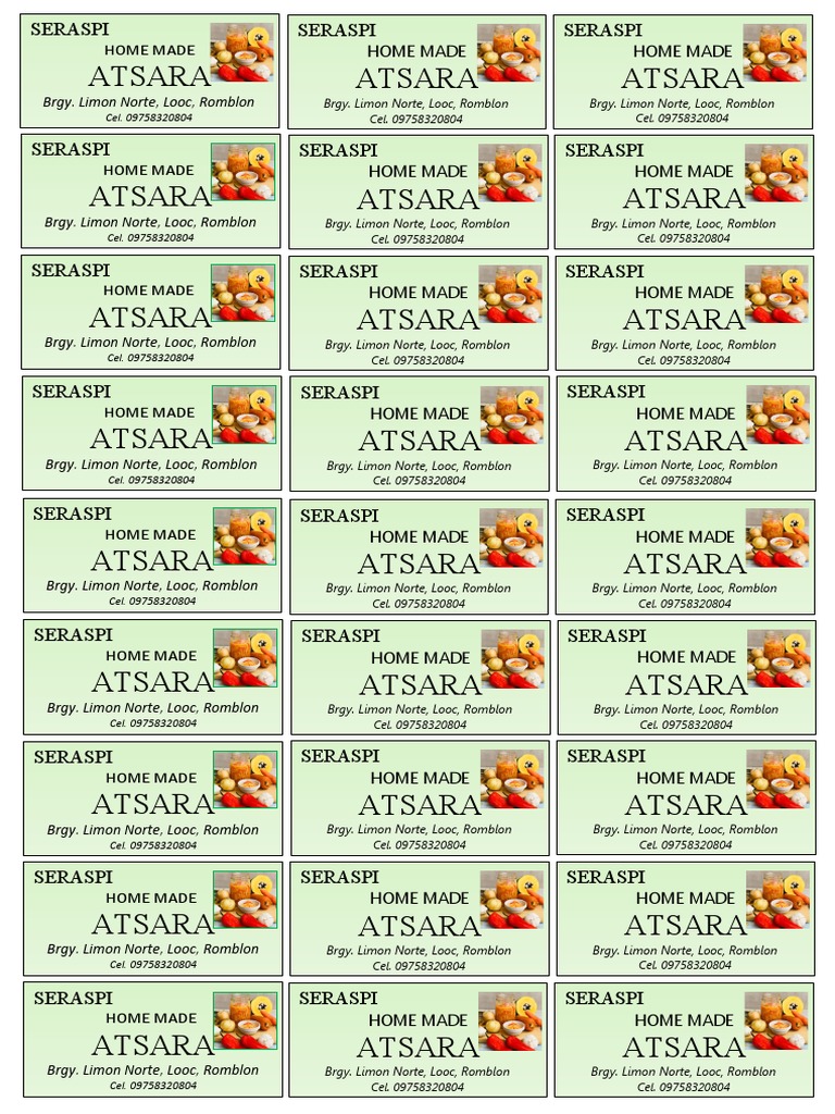 Homemade Atsara from Romblon | PDF