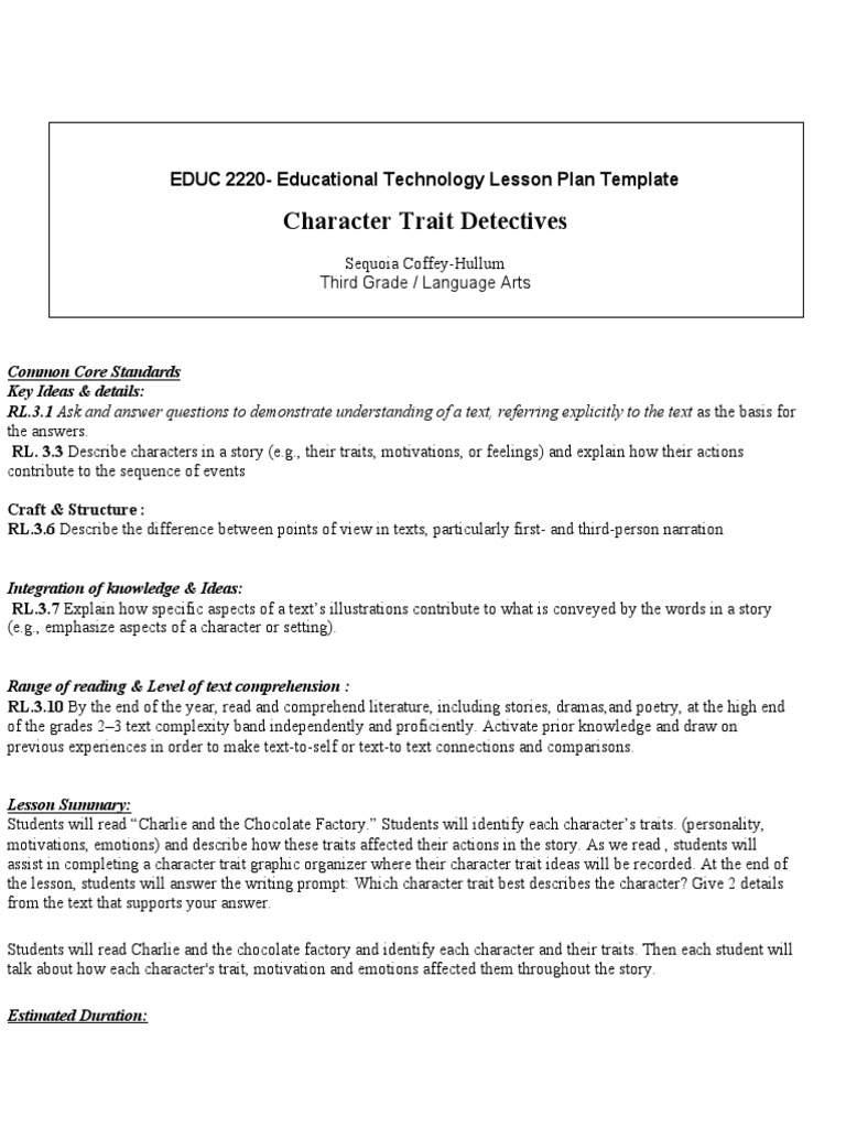 My Technology Lesson Plan | PDF | Pedagogy | Teaching