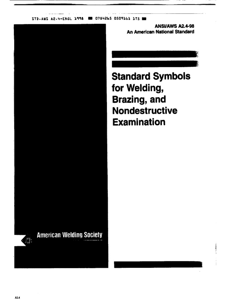 AWS A2.4 (Standard Symbols) | PDF